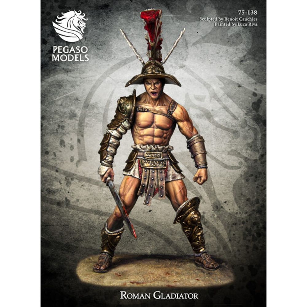 PREORDER Pegaso Models - Roman Gladiator 75mm on foot – Gamerholic