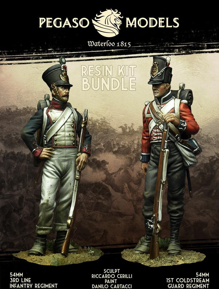 PREORDER Pegaso Models - Waterloo Rivals Resin Version 54mm on foot ...