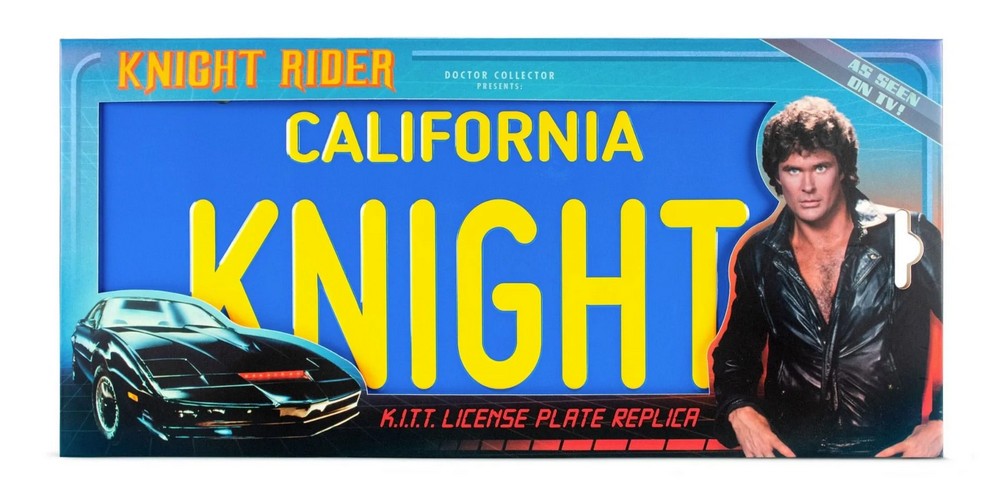 PREORDER Knight Rider: K.I.T.T. License Plate Replica – Gamerholic