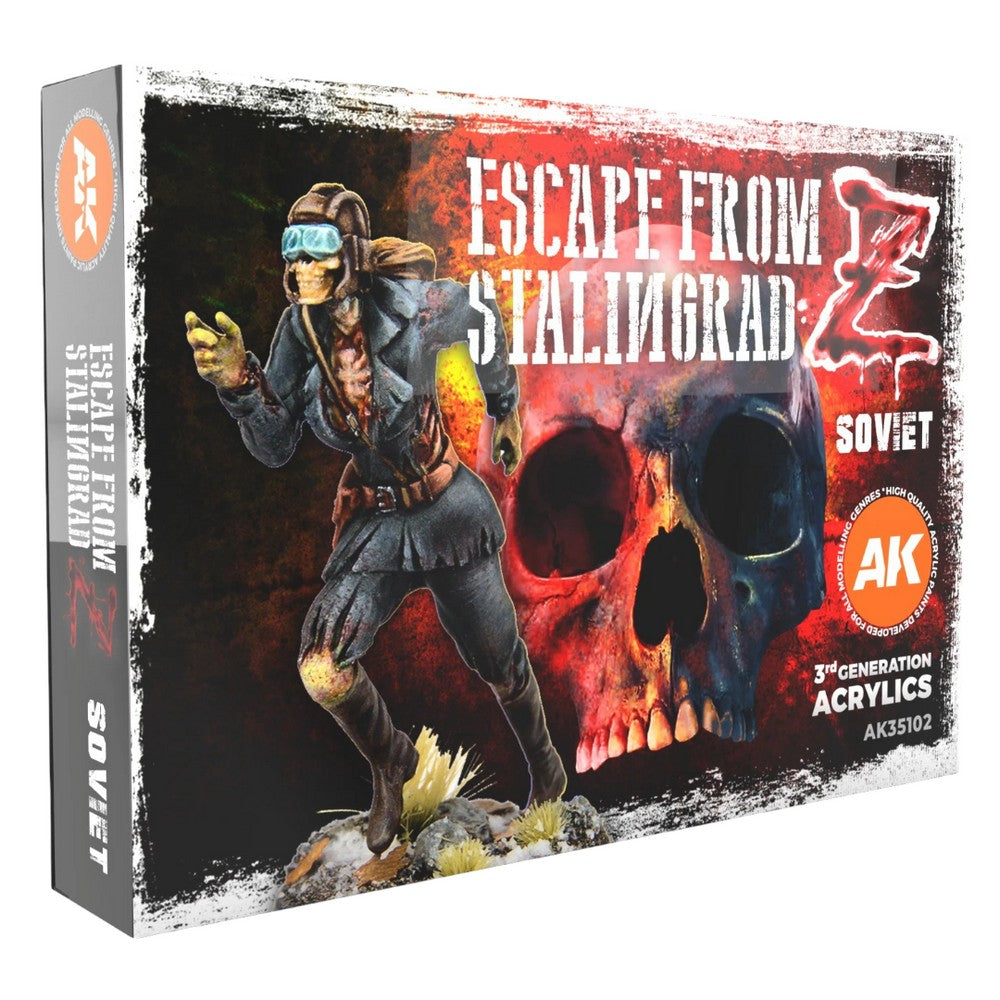 PREORDER Raybox Games: WWII Soviet Zombie Paint Set - Escape from Stal ...
