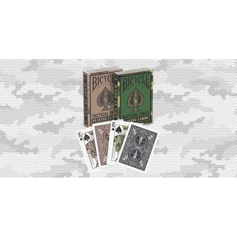 Bicycle Playing Cards - Tactical Field Camo Deck (Green/Brown) – Gamerholic