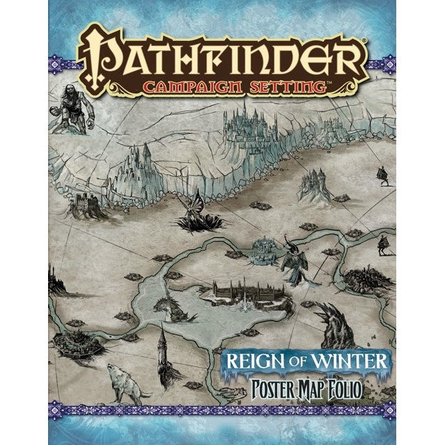 LC Pathfinder First Edition: Reign of Winter Poster Map – Gamerholic